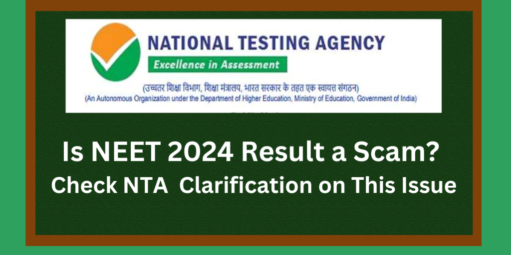 NEET 2024 Results: Genuine Achievement or Just Another Exam Scam? Here ...